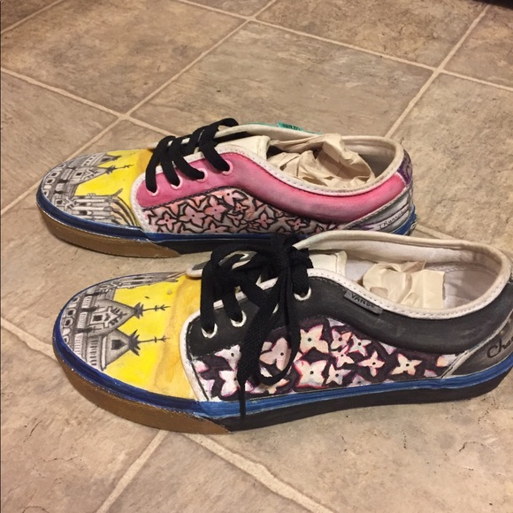 Vans | Shoes | Custom Drawn On Vans | Poshmark